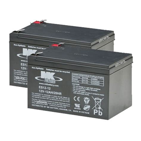 MK Powered 12V 12AH Mobility Scooter Batteries Battery AGM ES12-12 | eBay