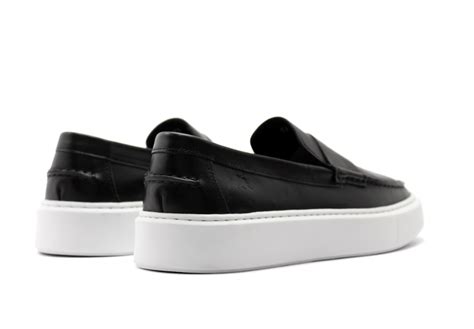Tênis Loafer Couro Preto Barcelona Design Barcelona Design Site