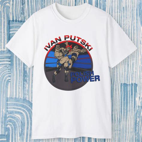 Vintage 1983 Wwf Ivan Putski Polish Power Shirt Tokopyramid