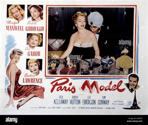 Paris Model Marilyn Maxwell Paulette Goddard Eva Gabor Also In