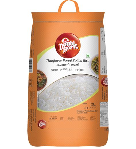 Buy Double Horse Tanjavur Ponni Boiled Rice Export Quality 5 Kg