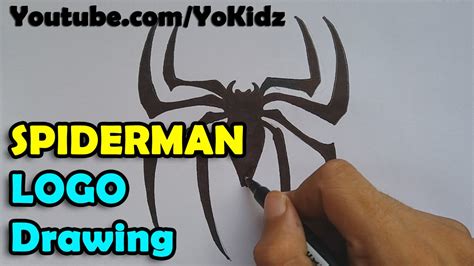 Spiderman Logo Drawing