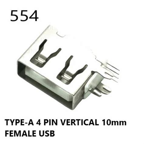 Female Usb Socket Vertical Type B 05a At ₹ 15piece In New Delhi Id 2854227332288