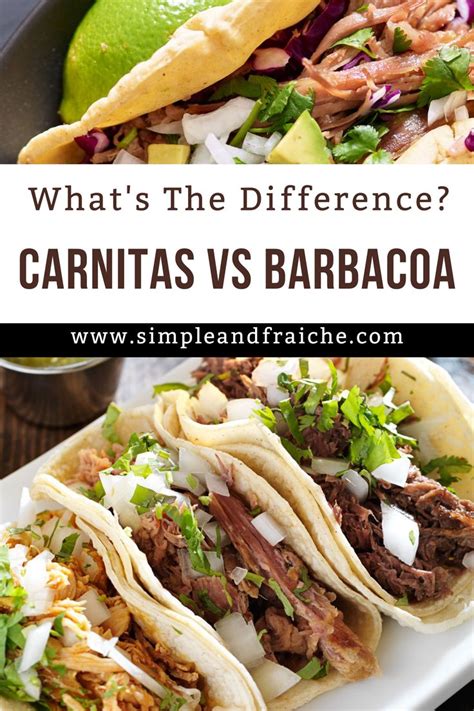 Barbacoa Vs Carnitas Exploring The Key Differences