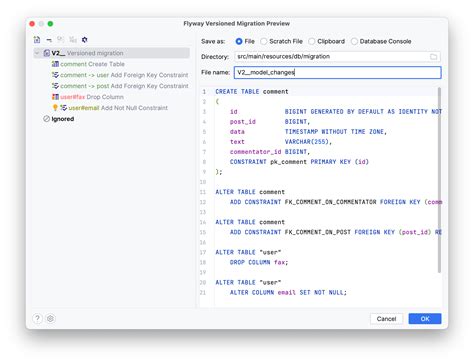 use flyway with jpa hibernate entities in intellij idea jpa buddy