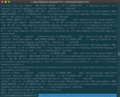 Xcode 101 Nodemodulesreact Nativethird Partyglog 035srcbasemutexh10510 Configh