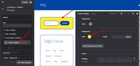 Customize Widgets Styling Separately Xtra Documentation