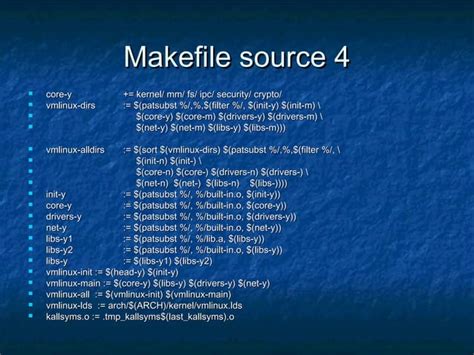 2005 Structures And Functions Of Makefile Ppt