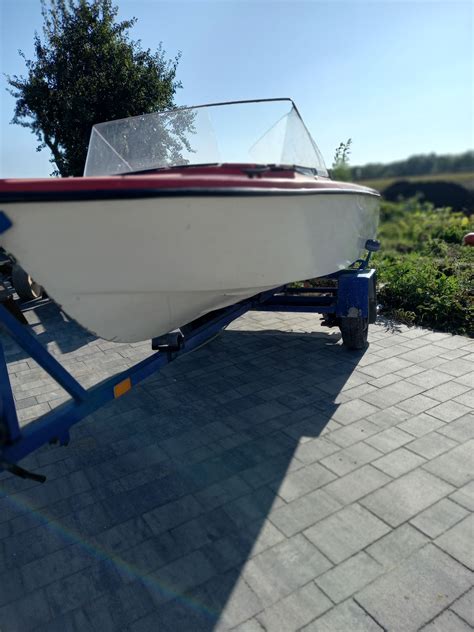 Łudka z wózkiem i silnikiem Yamahy 8 Inowrocław • OLX.pl