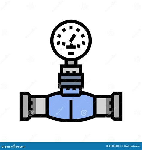 Technology Pipeline Color Icon Vector Illustration Stock Illustration Illustration Of Symbol
