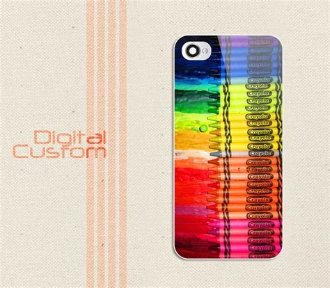 Melting Crayola Crayons Design Print Iphone 4 Case Iphone 4s Case