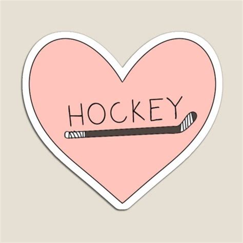 Field Hockey Sticks Heart