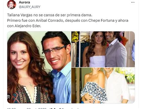 La Larga Relación De Taliana Vargas Y Alejandro Éder Y Su Brecha De