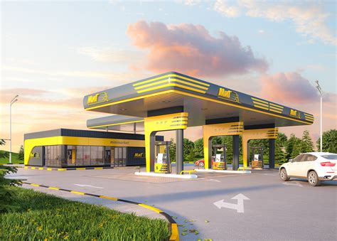 Design Of Gas Station Behance