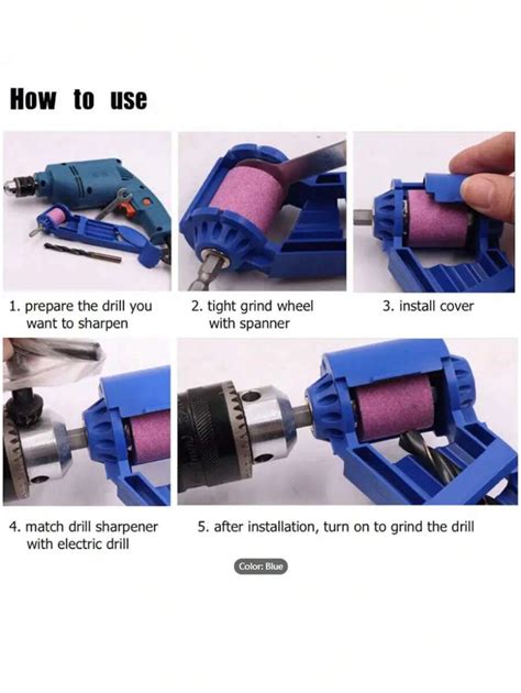 Efficient Multi Use Drill Bit Sharpenerportable Diamond Grinder