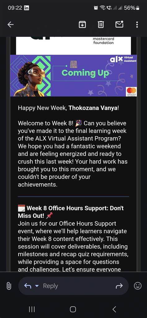 Alx Virtualassistant Growth Finalweek Keeplearning Thokozana Vanya