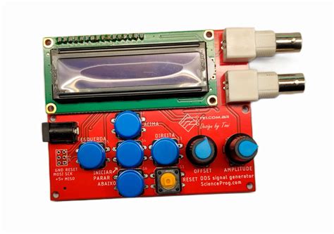 Dds Signal Generator With Avr Sine Square Ecg 8mhz Xtronic