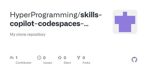 Skills Copilot Codespaces Vscodereadmemd At Main · Hyperprogramming