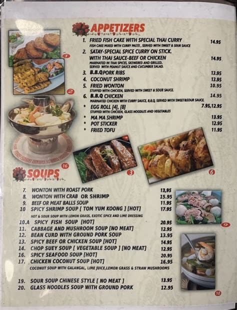 Little Ocha Extra Menu Discover Irresistible Chinese Thai Delights