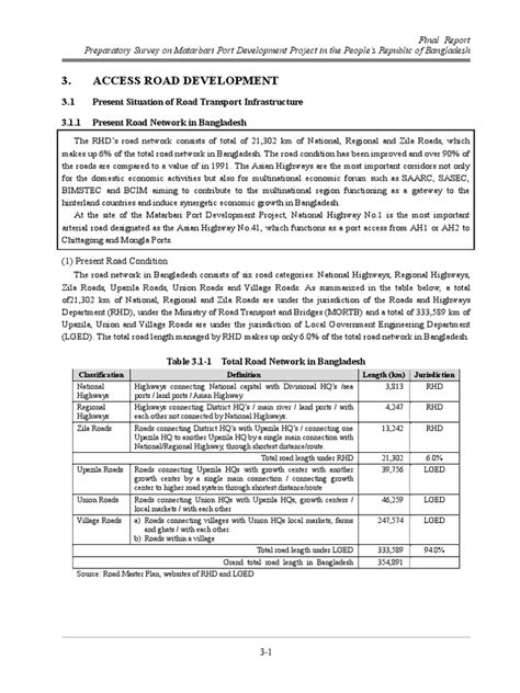 Access Road Pdf Road Transport