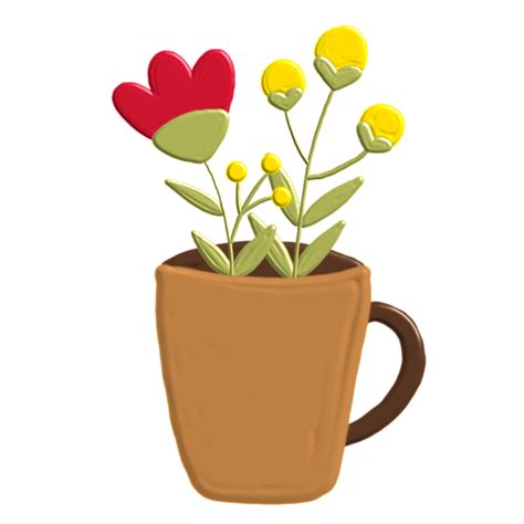 Small Cartoon Flowers Pngs For Free Download