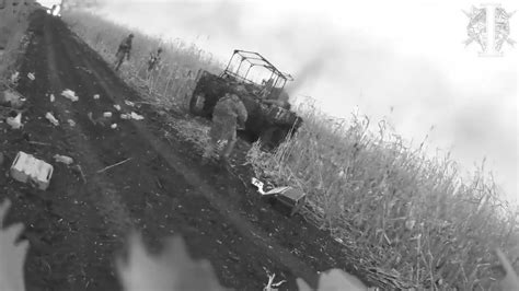 Ukr Sof Plants Mines And Ambushes Russian Vehicles Kursk
