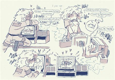 Rule 34 Androgynous Breasts Computer Cum Dirty Talk Female Kissing