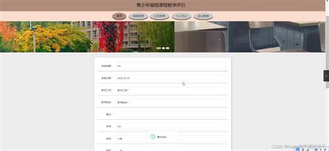 Java青少年编程课程教学评价开题源码 Csdn博客