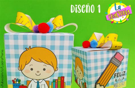 Cajita Para El DÍa Del Maestro DiseÑo 1