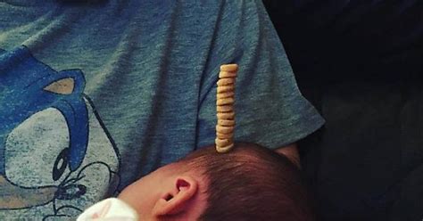Dads On Twitter Are Doing A Cheerio Stacking Competition Album On Imgur