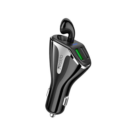 Yesido Bluetooth Headset Car Charger Wirelab