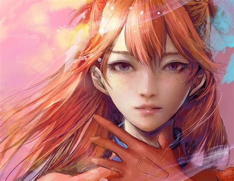 Artstation Fan Art Soryu Asuka Langley Neon Genesis Evangelion
