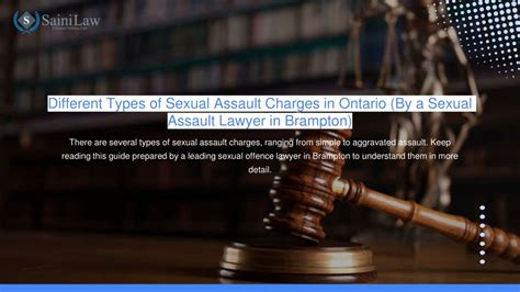 Ppt What Are The Types Of Sexual Assault Charges In Ontario