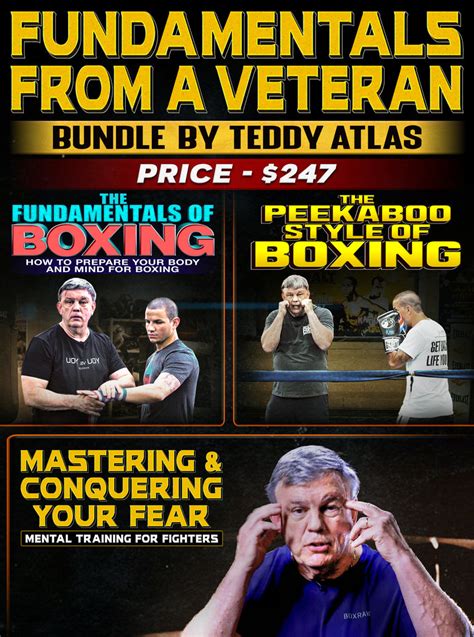 Fundamentals From A Veteran Bundle By Teddy Atlas Dynamic Striking