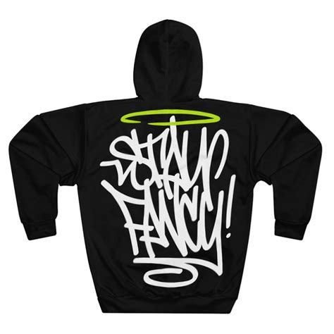 B And W Throwie Badass Hoodie Stay Fancy