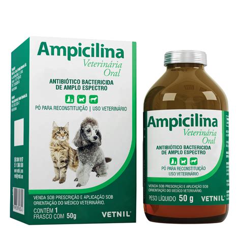 Ampicilina Veterinária Oral Vetmat Saúde Animal