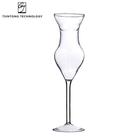 Best Seller Woman Body Shape Sexy Wine Glasses Goblet Bulk Price In