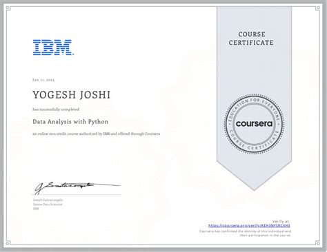 Dataanalysis Python Ibm Coursera Datascience Datavisualization Yogesh Joshi