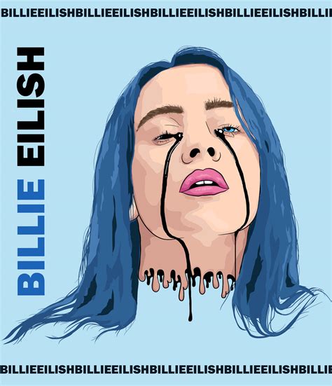 Billie Eilish Vector By Kennethmajinji On Deviantart