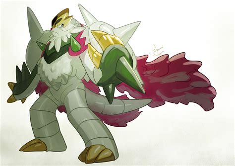 Chesnaught And Mega Chesnaught Pokemon Drawn By Narumihyou Danbooru