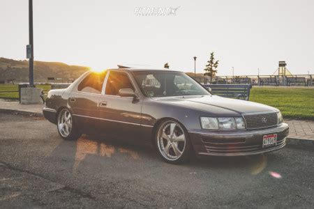 1990 Lexus Ls400 Base With 19x95 Work Ls Series And Sentury 235x35 On