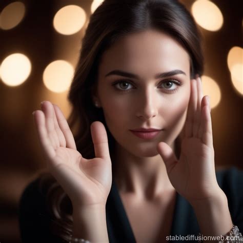 Hidden Face In Hands Stable Diffusion Online