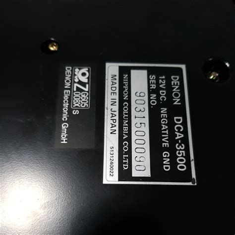 Denon Professional Audio Car Amplifier Class A Circuit Car Accessories On Carousell