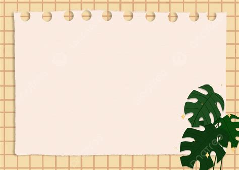 Latar Belakangcatatan Grid Ppt Latar Belakang Monstera Estetika Daun Monstera Catatan Kisi