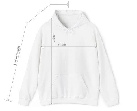 Hoodies Size Chart