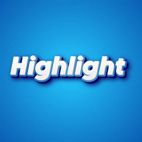 Premium Photo Highlight Text Effect Gold  Attractive Background