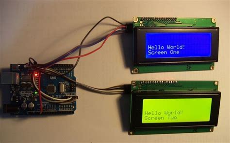 Arduino Dual 20x4 Display Arduino Arduino Projects Arduino Lcd