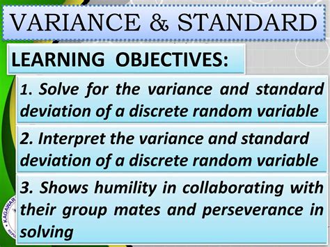 Variance Of Discrete Random Variablepptx