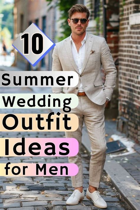 10 Summer Wedding Outfit Ideas For Men Mens Fashion Summer Wedding