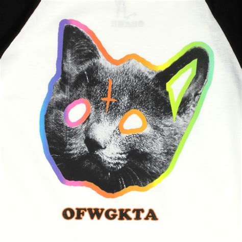 Odd Future Tron Cat Raglan Black Odd Future Tees
